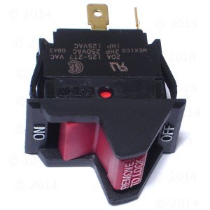 On / Off Locking Rocker Switch (2 pieces)