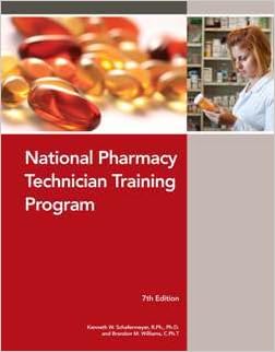 National Pharmacy Technician Training Program (7th edition): ICPT ...