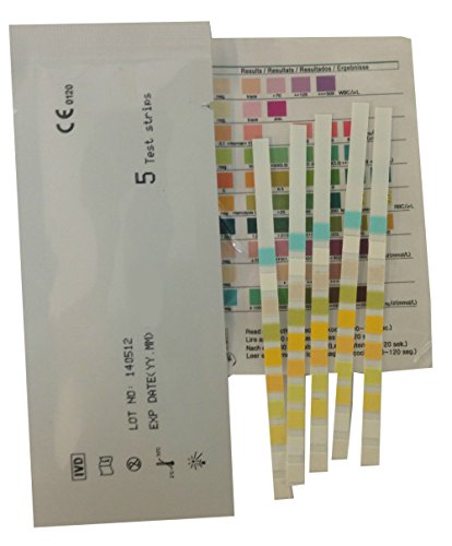 5 x Urinalysis Multisticks Strips -10 Parameter Professional/GP Urine ...