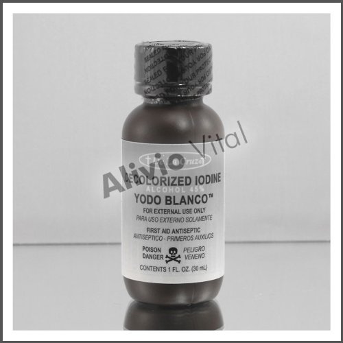 6pk - Decolorized Iodine - White Iodine - Yodo Blanco - Health products ...