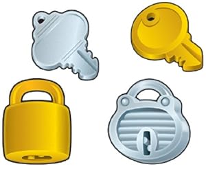 Amazon.com: Locks & Keys Cut-Outs: Carson-Dellosa Publishing: Office ...
