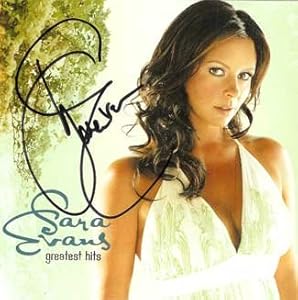 Amazon.com : Autographed SARA EVANS Greatest Hits CD Signed : Other ...