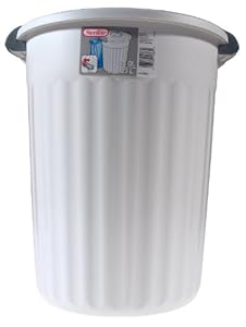 Amazon.com: Sterilite 24Qt Wht Utility Can (Pack Of 6) 11368006 Trash ...