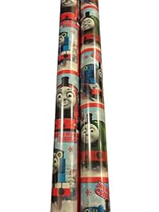 Amazon.com: Thomas the Tank Engine Christmas Holiday Gift Wrap 2013 2 ...