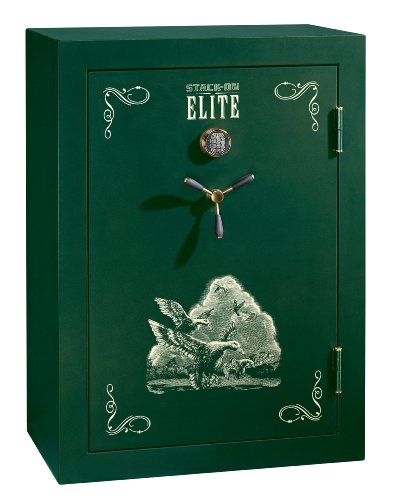 Stack-On GSX-845-GR-DS Fire Resistant Elite Gun Safe, Green | Safety Safes