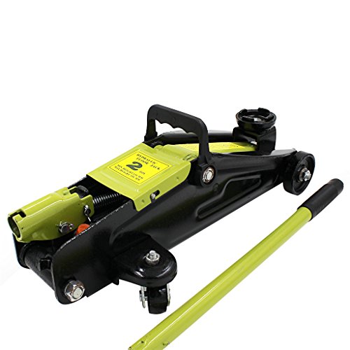 ZYY 601302 Black Small Mini Steel Heavy Duty Portable Floor Jack, 2 ...
