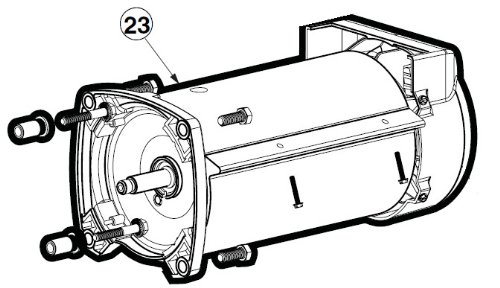 Onlinepoolshop.com : Hayward SPX3400Z1ECM 2.7-Horsepower Motor Assembly ...