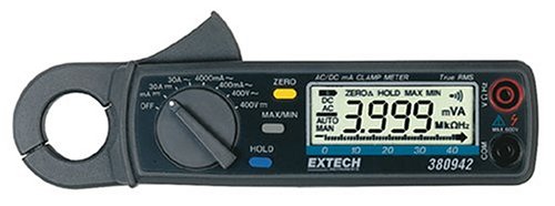 Extech 380942 30 Ampere True RMS AC/DC Mini Clamp on Meter On Sale ...