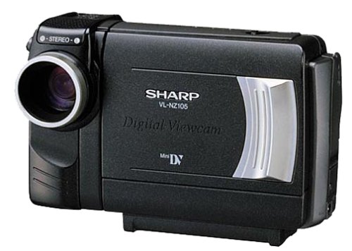 Sharp VLNZ105U MiniDV Compact Digital Viewcam w/3" Color LCD, MMC/SD ...