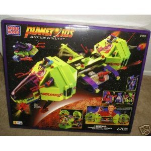 Mega Bloks Planetoids Repzyllian Battleship, 670 Pieces, 9301, Blocks ...