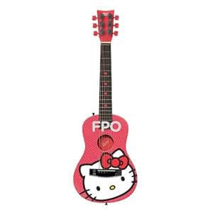 Amazon.com: First Act Hello Kitty Acoustic Guitar: Toys & Games