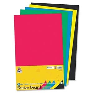 Amazon.com : Wholesale CASE of 25 - Pacon Half-size Sheet Poster Board ...