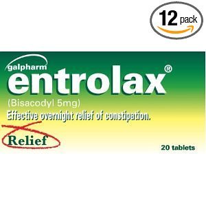 GALPHARM Entrolax (Bisacodyl 5mg) Constipation Relief Tablets 240’s ...