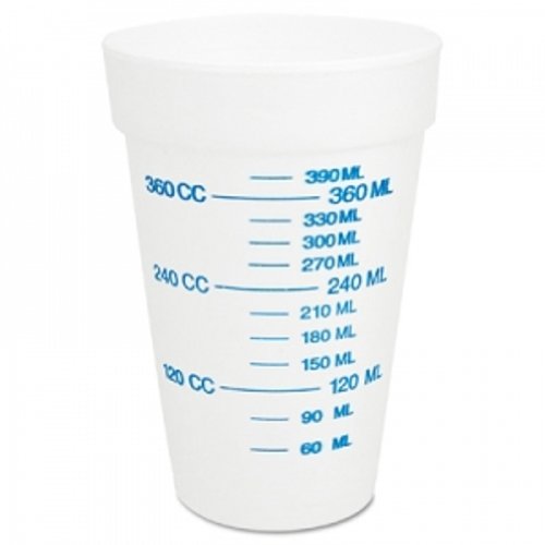 Dart 16J16GRAD Graduated Medical Foam Cup, 16 oz. Capacity (40 packs of ...
