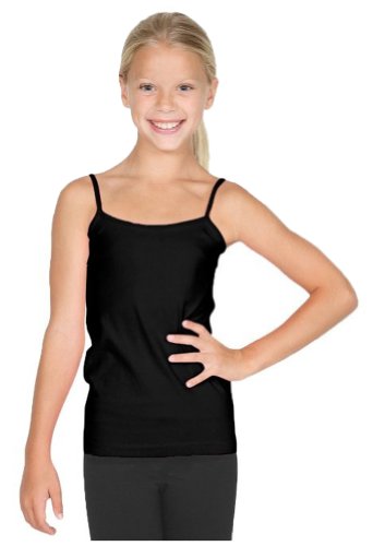 Sugarlips Girl\'s Seamless Spaghetti Strap Camisole, Black Apparel ...