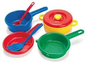 Amazon.com: Dantoy Play Pots and Pans 7 Piece Set: Toys & Games