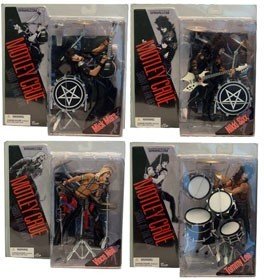 Mcfarlane Toys Motley Crue Mick Mars Vince Neil Tommy Lee and Nikki ...