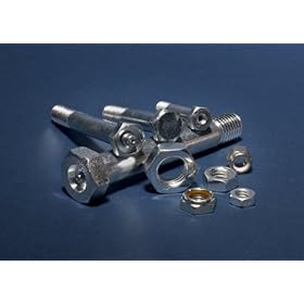 Caster Axle Bolt, 1/2-20 x 3-3/8 in Lube Axle Bolt, Fine Thread, Zerk ...