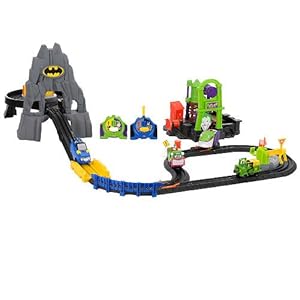 Amazon.com: Fisher-Price DC Super Friends Deluxe Super GeoTrax ...