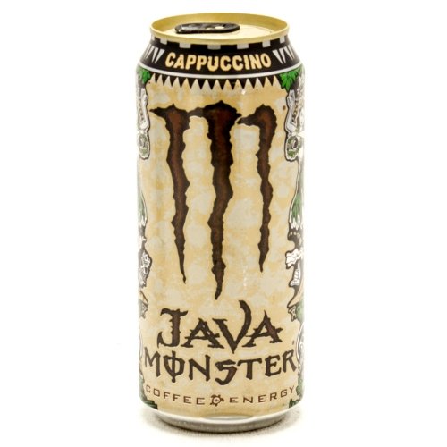 Java Monster Coffee Energy Drink, Cappuccino, 15 Ounce (Pack of 12 ...