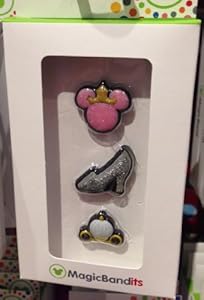 Amazon.com: Disney Parks Princess Magic Band Bandits Set of 3 Charms ...