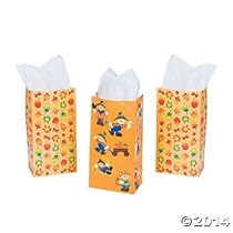 24 Fall Treat Bags/Harvest Loot Bags/Autumn Party Favors/Goodie Bags ...