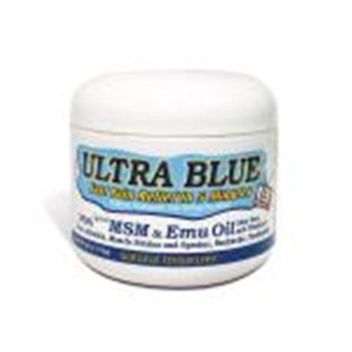 Ultra Blue Topical Analgesic Gel Pain Reliever, with MSM and Emu Oil ...