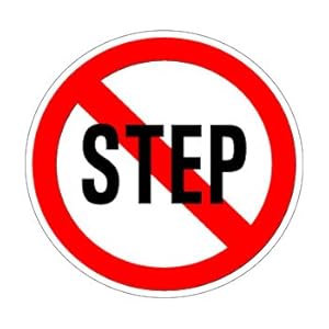 Amazon.com: No Step - Window Bumper Sticker: Automotive