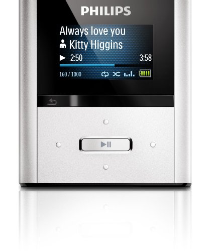 Philips GoGear Raga MP3-Player 2 GB (LC-Display, USB 2.0) silber ...