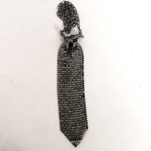 Buying Cheap Tie Necktie Shaped Necklace Chain Pendant Black | Hot ...
