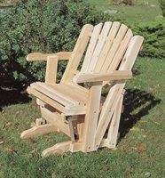 Rustic Natural Cedar Furniture Company® Cedar Chair Glider
