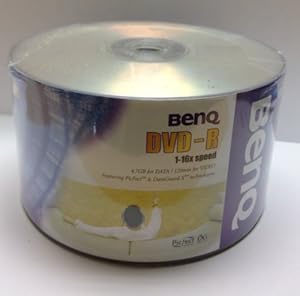 Amazon.com: BenQ 99C1560PQ1 DVD-R 4.7 GB Blank Media Disks (50 Piece ...