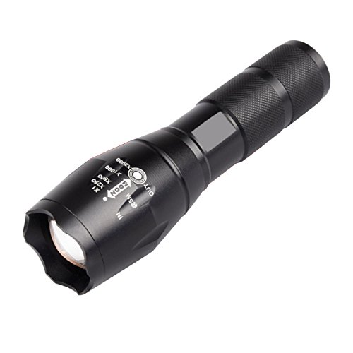 7w 300lm Mini Cree Led Flashlight Torch Adjustable Focus 3 Mode Zoom ...