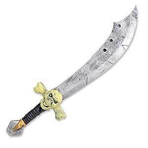 Amazon.com - Pack of 12 Scary Pirate Swords with Skulls Halloween ...
