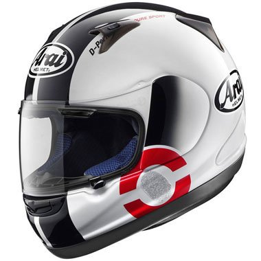 Arai RX-Q Graphic Motorcycle Helmet – DNA White Medium | Motorcycle ...