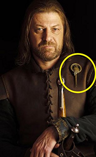 Buy Via Mazzini Famous Game of Thrones Ned Stark Hand Of The King Pin ...