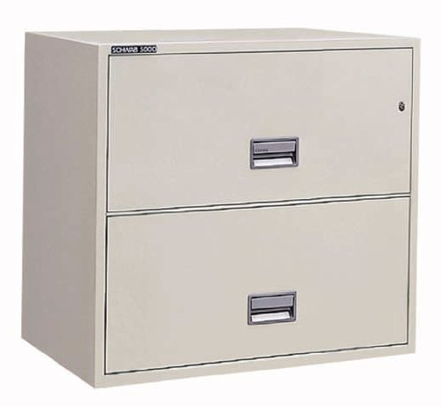SentrySafe 2HC30-5000 Steel Gray Lateral 2 drawer 30 Inch wide lateral ...
