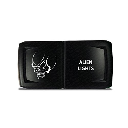 Ch4x4 Rocker Switch V2 Alien Lights Symbol 3 Horizontal Green ...