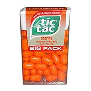 Amazon.com : Tic Tac Big Pack Orange Dispensers 12 Count : Grocery ...