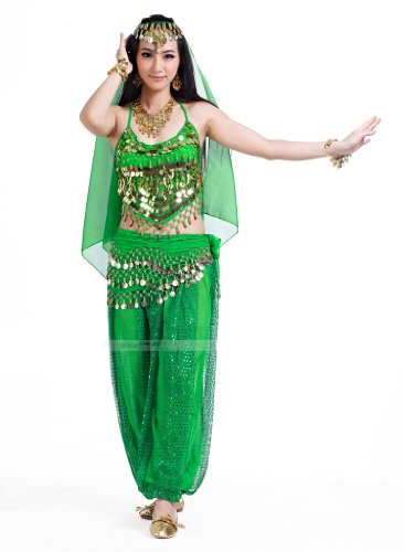 Seawhisper 12 Colors Belly Dance Costumes India Dance Outfit - Want It All