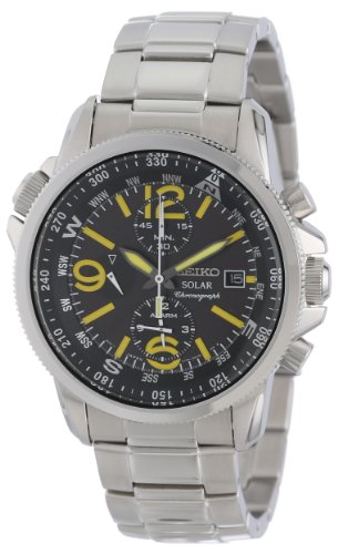 SEIKO 精工 SSC093 男款太阳能腕表_男款石英表_什么值得买