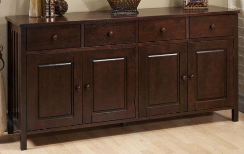 Mission - style Buffet With Wood Doors