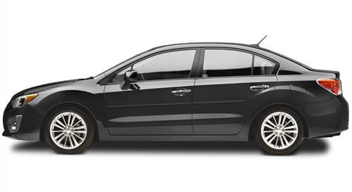 2012 Subaru Impreza Body Side Moldings (Sky Blue Metallic E7F) (4 and 5 ...