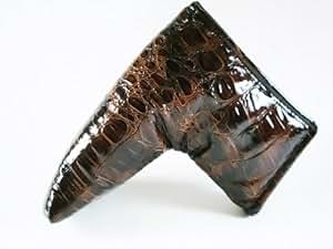 Amazon.com : Brown Crocodile Alligator Skin Exotic Luxury Putter Head ...