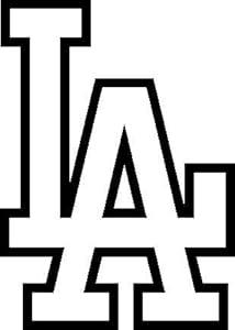 Amazon.com: LOS ANGELES DODGERS LA OUTLINE MLB TEAM WHITE VINYL DECAL ...