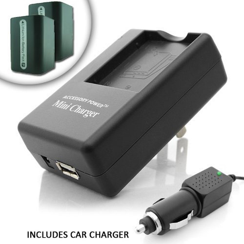 PRO SERIES Equivalent SONY BC-TRP Charger & NP-FP50 / FP70 Battery 2 ...