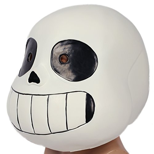 Halloween Mask Sans & Papyrus Skull Mask Helmet - Latex Cosplay ...