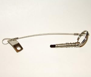 Amazon.com : Quick Release Pin 1/4" w/ Lanyard, Spring Loaded Clevis ...