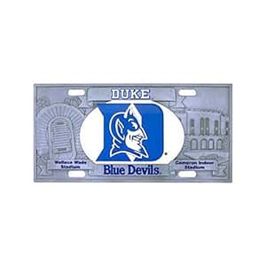 Amazon.com : Duke Blue Devils 3-D License Plate : Sports Fan License ...