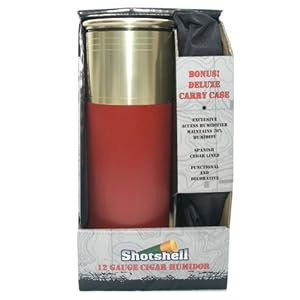Amazon.com: 12 Gauge Shotgun Shell Cigar Travel Humidor by ShotShell ...